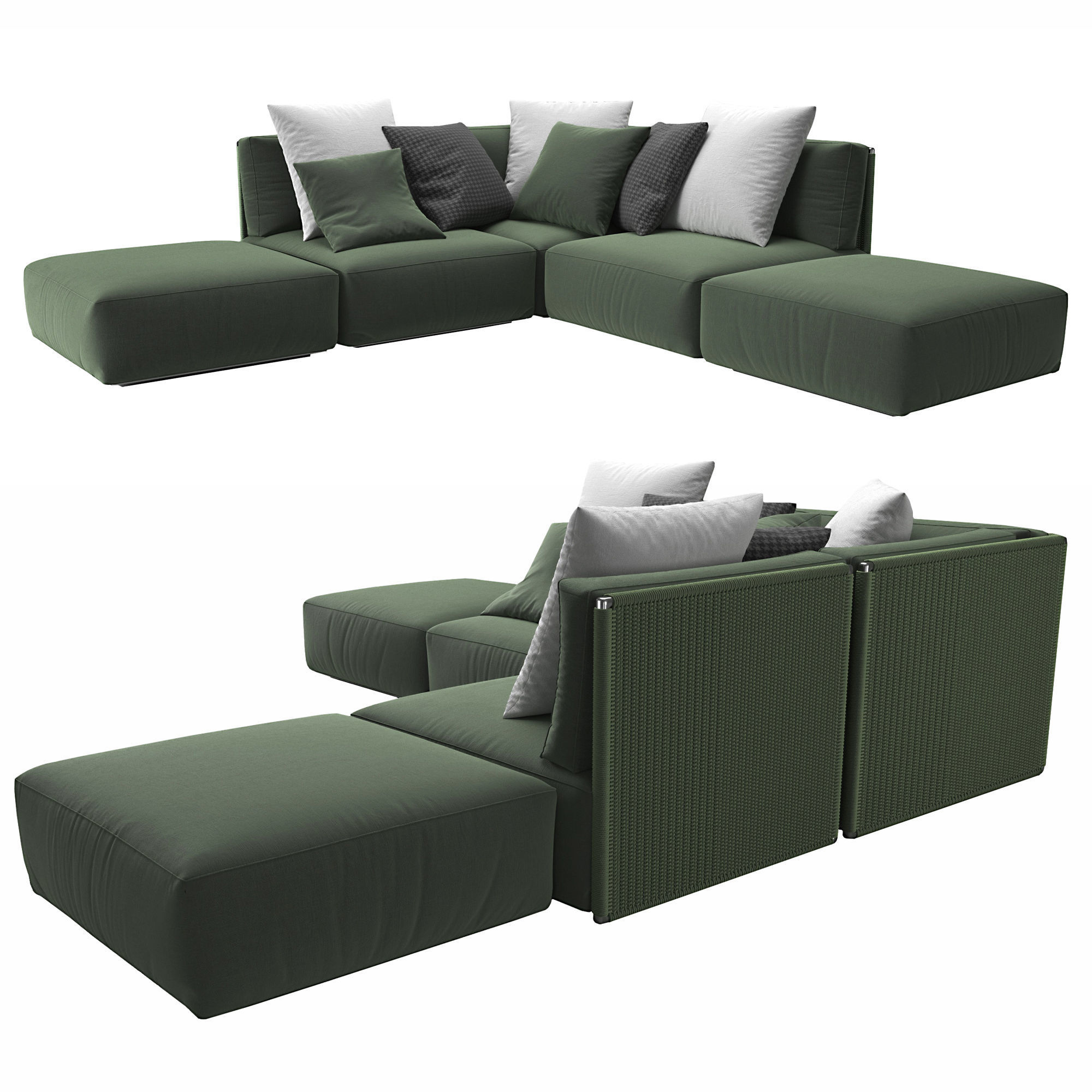 Sofa Eddy Flexform 3D model | CGTrader