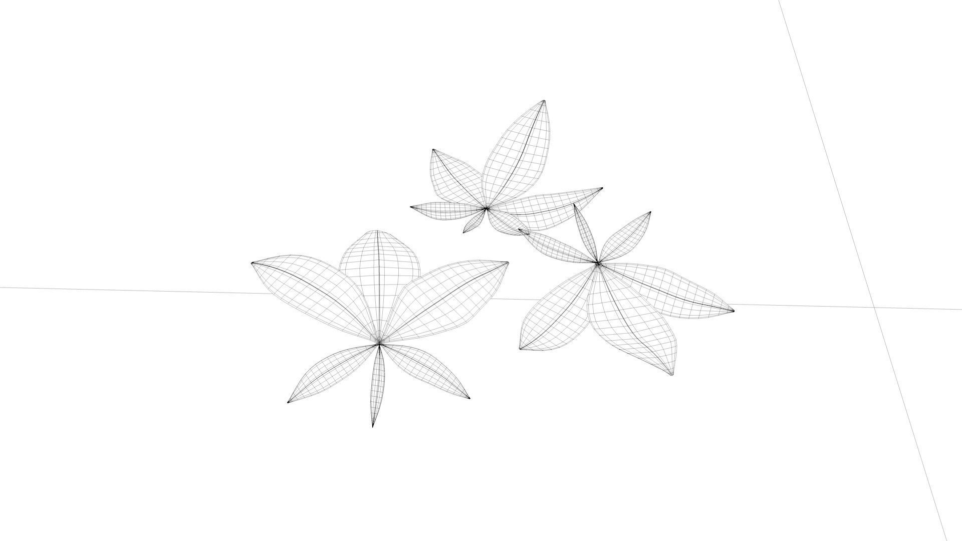 Cartoon Maple Leaf Leaves 3D model | CGTrader