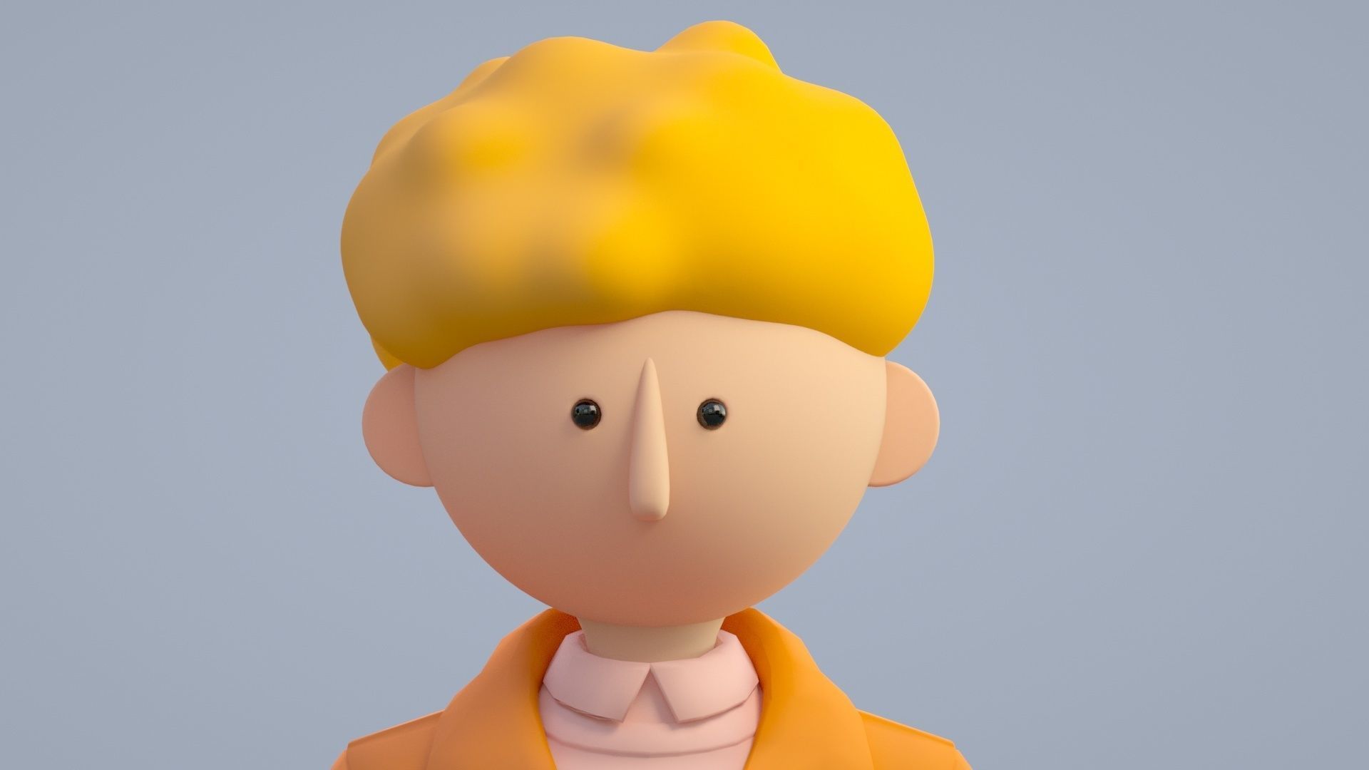 Cartoon Boy Youth Gentleman Detective IP Cartoon Character 3D model ...