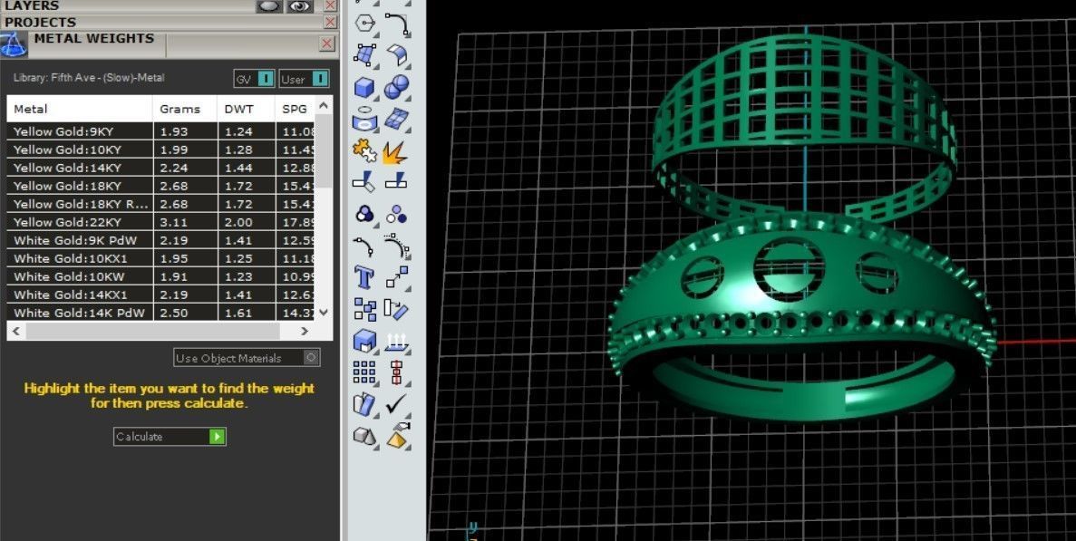Cartier Pattern ring 3D model 3D printable | CGTrader