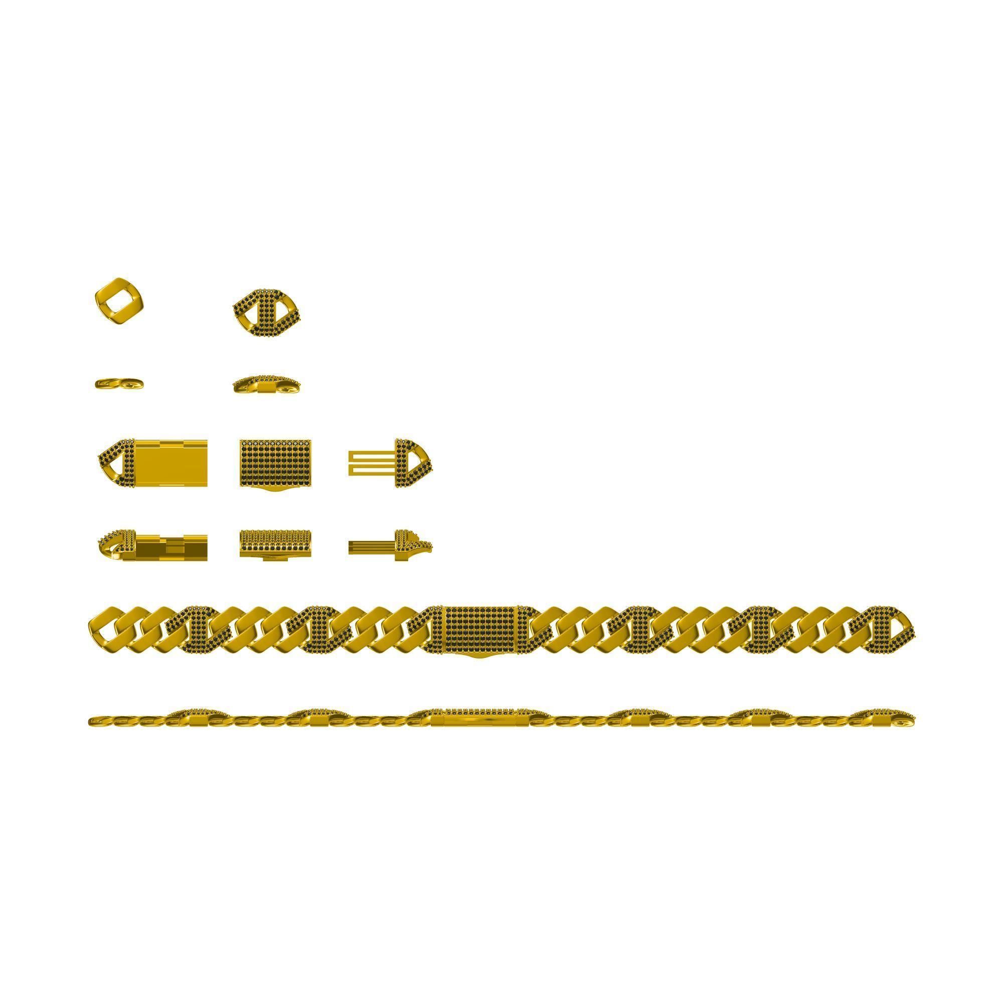 Cuban Chain 3D model 3D printable | CGTrader