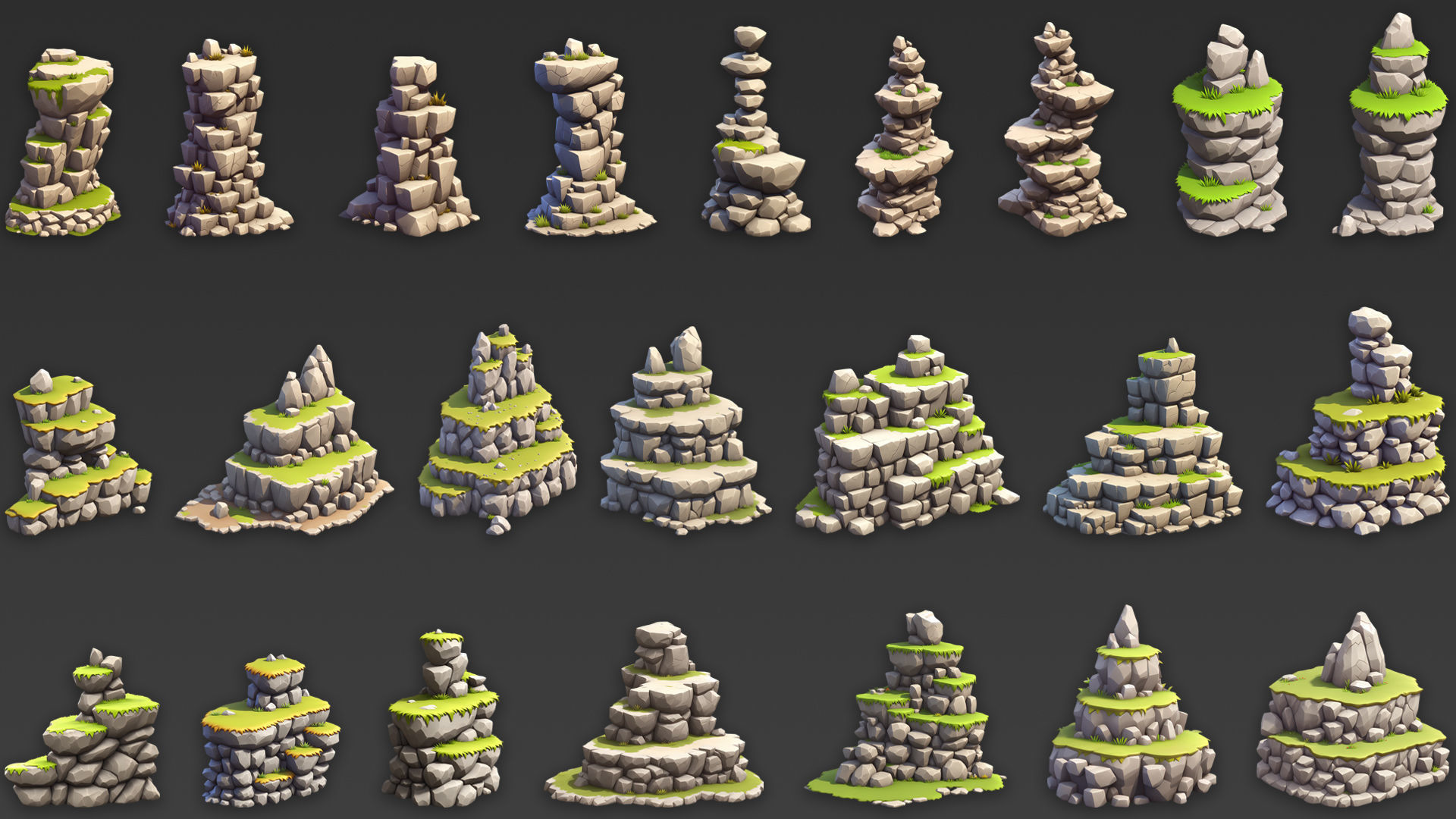80 Fantasy Stone Rock Cliff Game Asset Texture | CGTrader