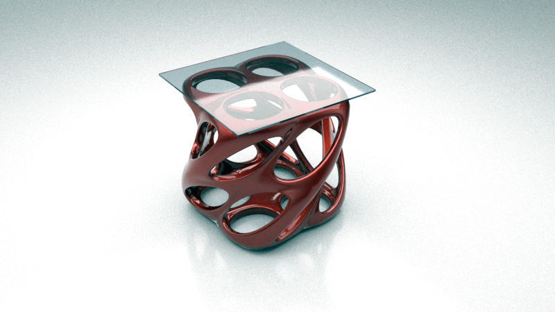 Parametric Table Design Grasshopper Rhino 3d Model Download 3D model | CGTrader