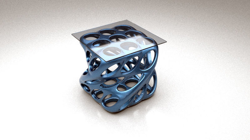 Parametric Table Design Grasshopper Rhino 3d Model Download 3D model | CGTrader