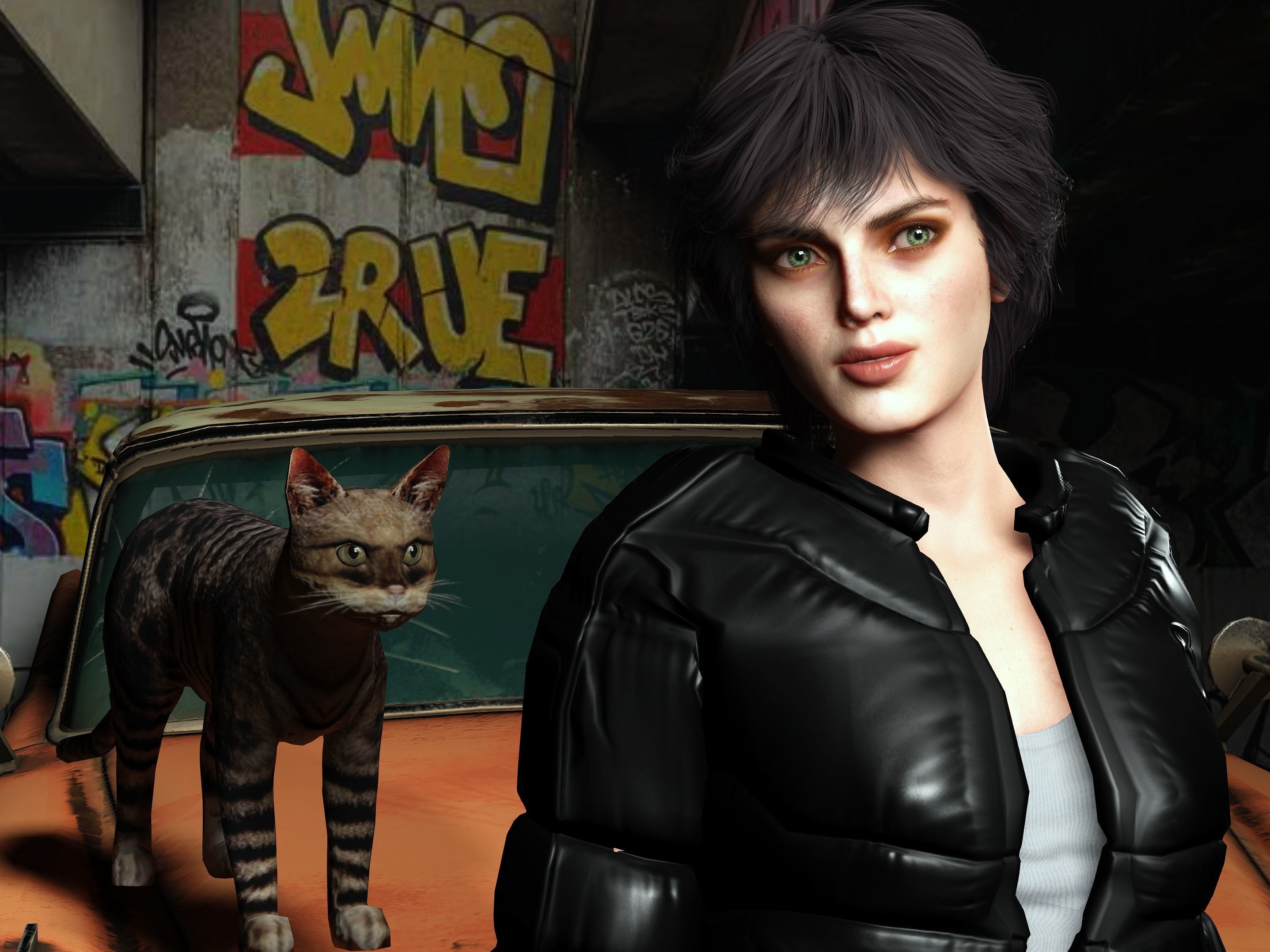 3D model Jane-Female Character VR / AR / low-poly | CGTrader