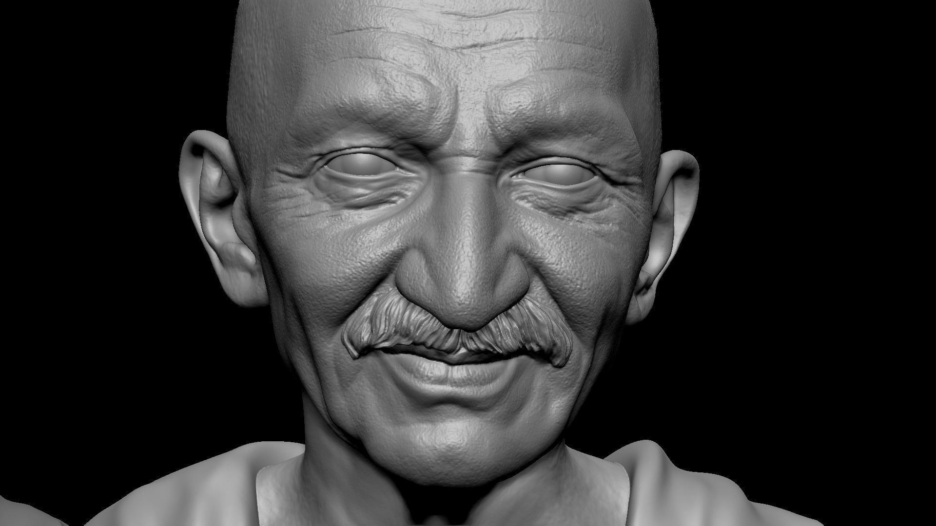 Mahatma Gandhi 3D model 3D printable | CGTrader