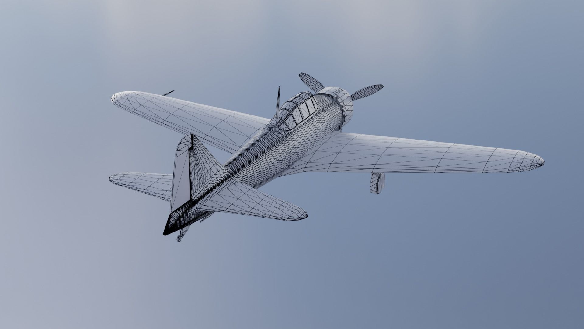Mitsubishi Zero Japanese airplane free 3D model | CGTrader