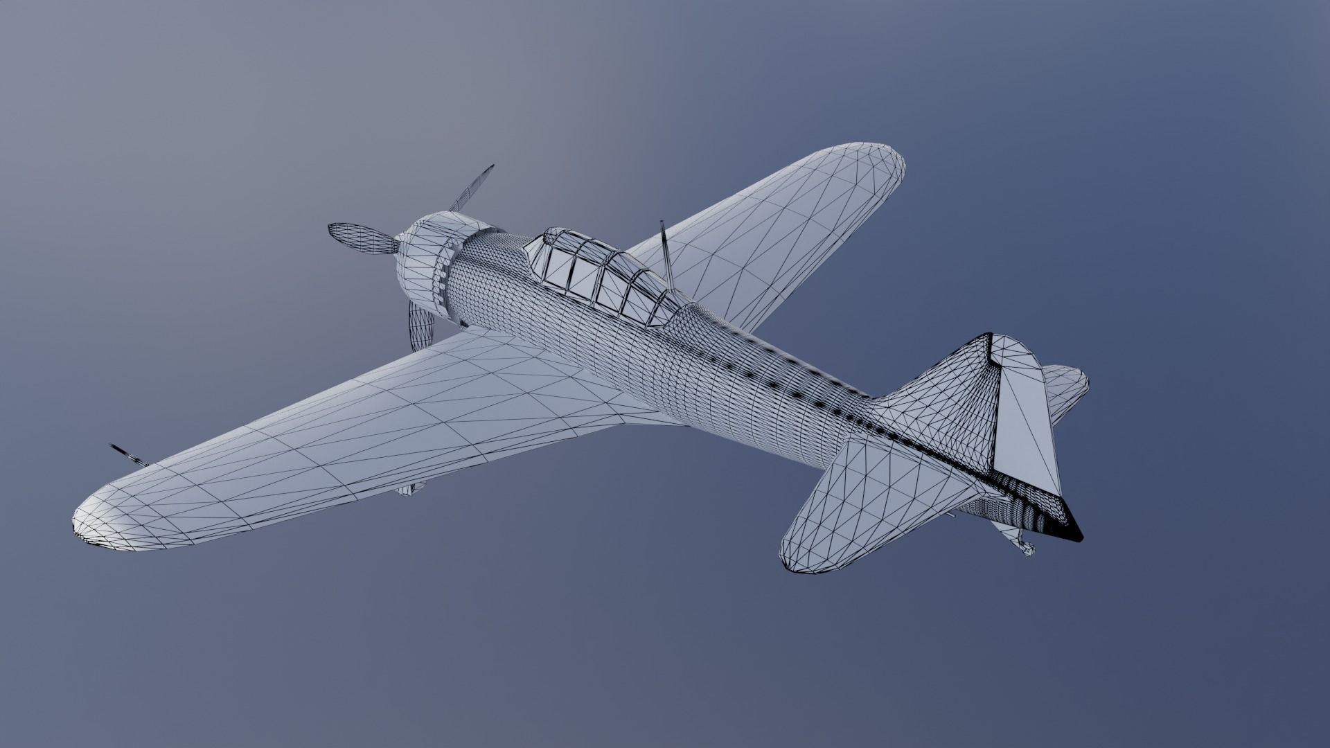 Mitsubishi Zero Japanese airplane free 3D model | CGTrader