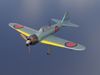 Mitsubishi Zero Japanese airplane free 3D model | CGTrader