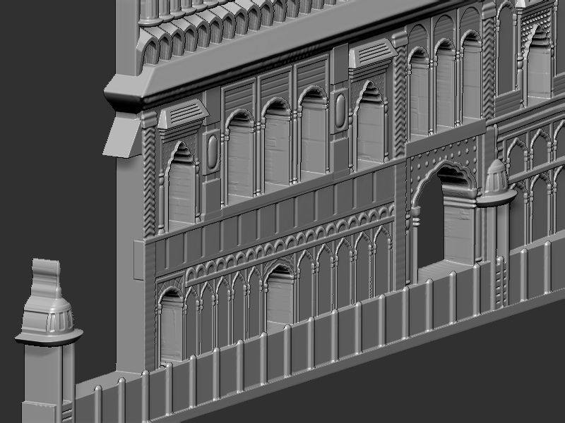 2d Golden Temple 3D model 3D printable | CGTrader