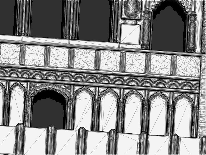 2d Golden Temple 3D model 3D printable | CGTrader