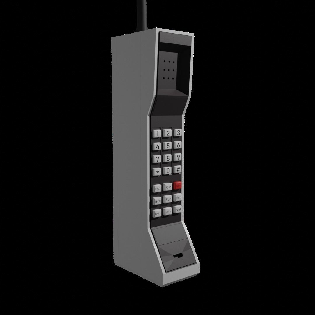 First cell phone free 3D model | CGTrader