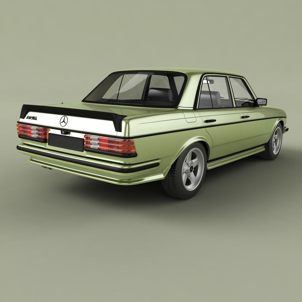 Mercedes-Benz W123 AMG 3D model | CGTrader