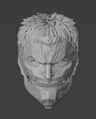 Bust of Armored Titan of Reiner 3D model 3D printable | CGTrader