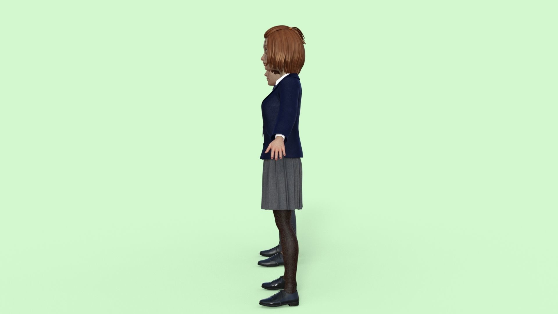 3D model High school students Girl and Boy VR / AR / low-poly | CGTrader