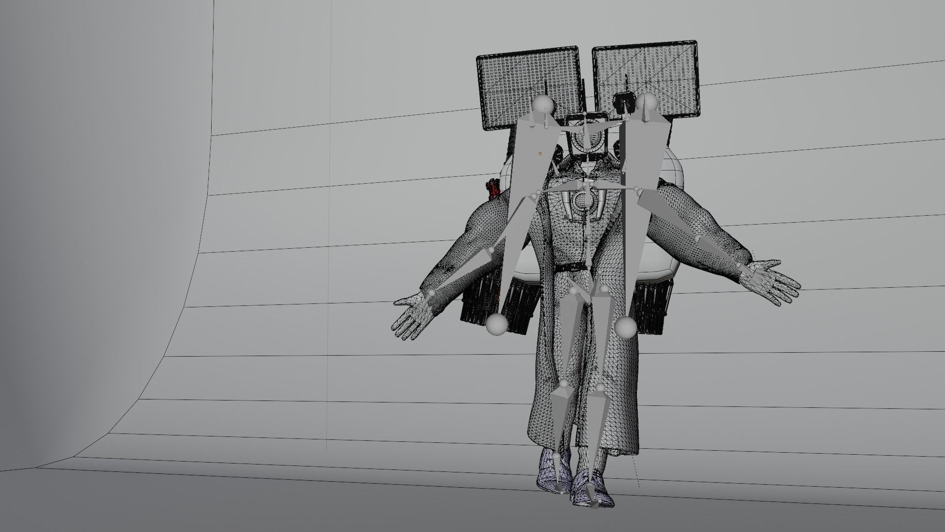 Skibidi toilet Camera Titan 3D model rigged | CGTrader