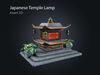 3D model Japanese Temple Lamp V1 VR / AR / low-poly | CGTrader