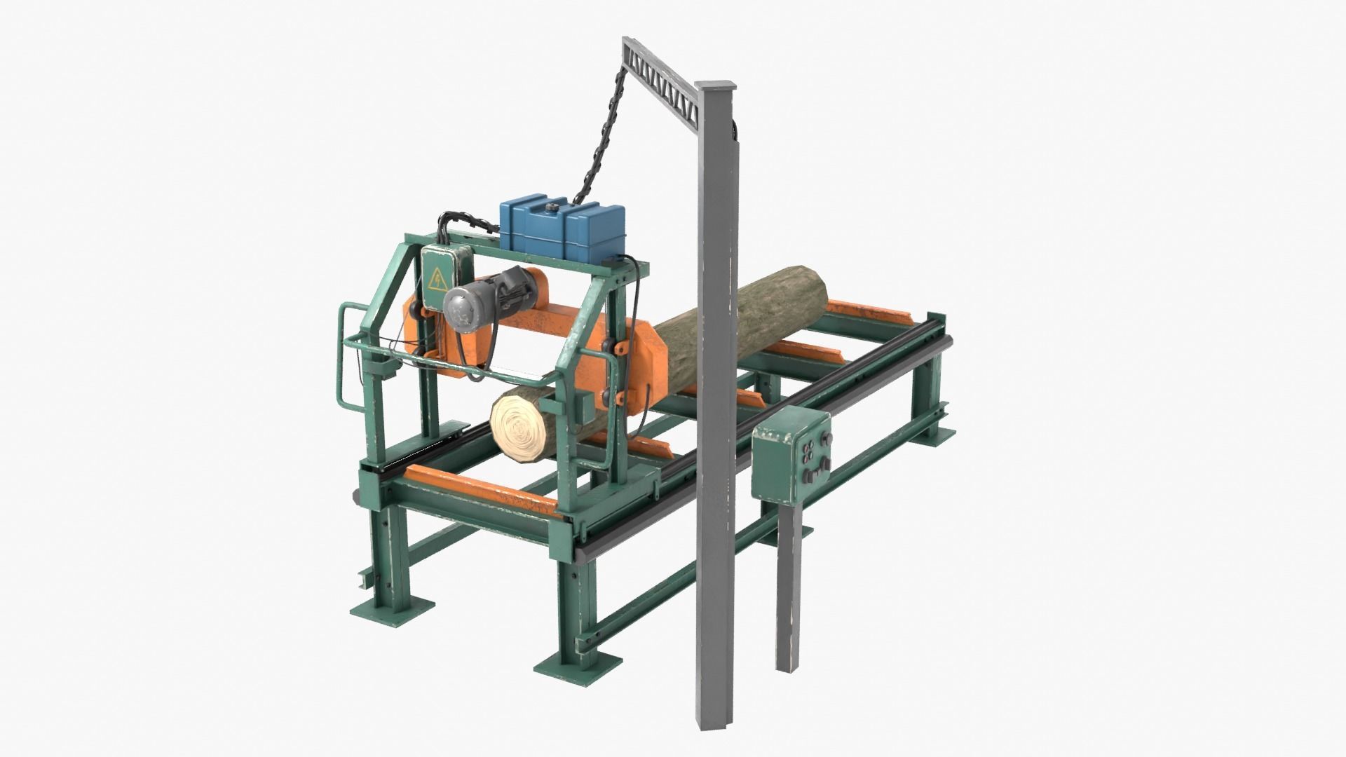 3D model Industrial Sawmill VR / AR / low-poly | CGTrader