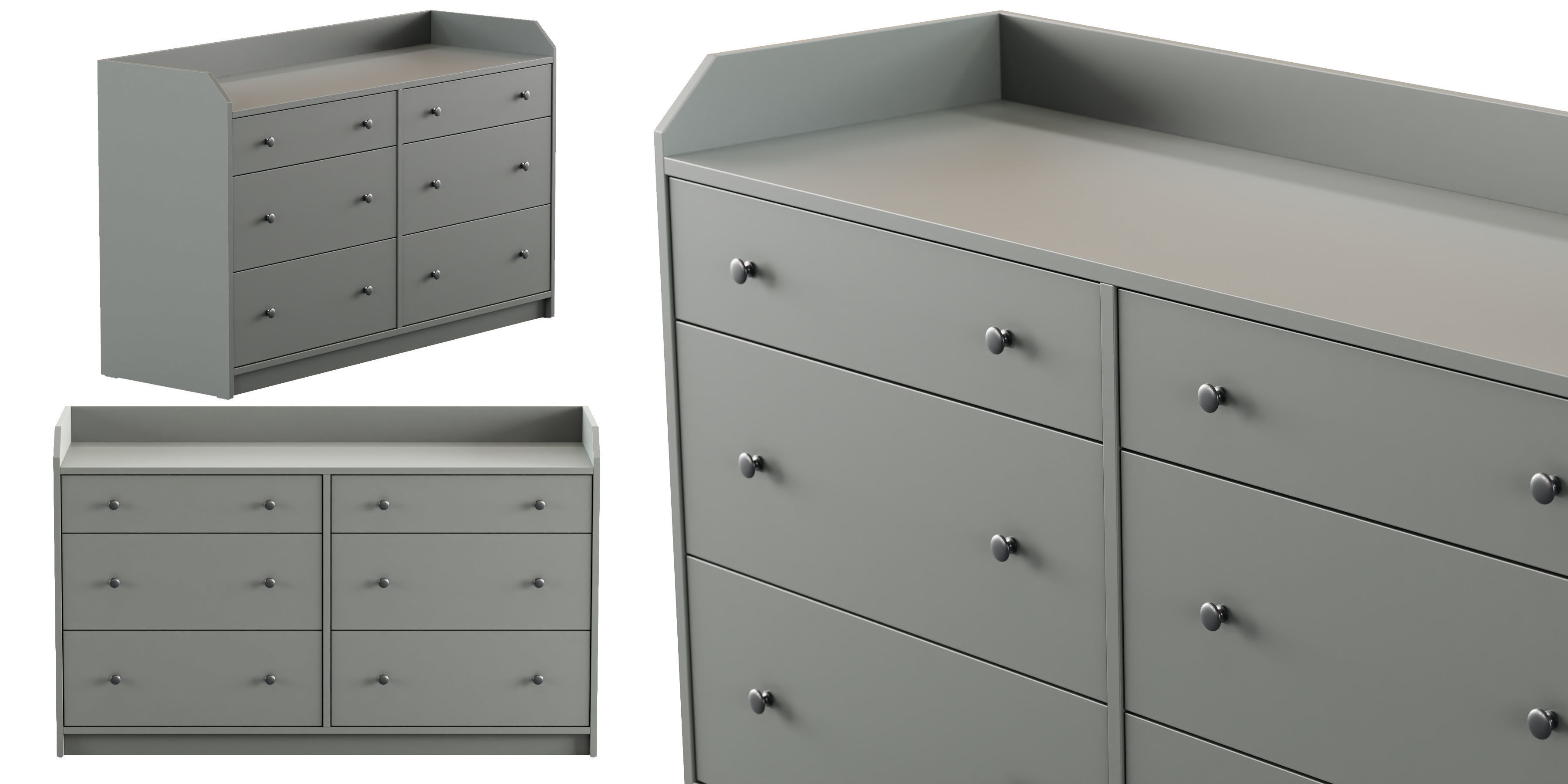 IKEA HAUGA Full Cabinet Collection 3D model | CGTrader