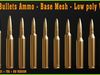3D model 30 Bullets Ammo - Base Mesh - Low poly Vol 1 VR / AR / low ...