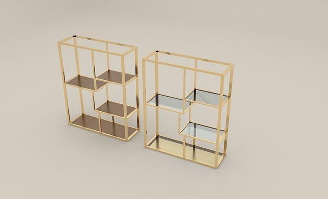 fancy shelves free VR / AR / low-poly 3D model | CGTrader