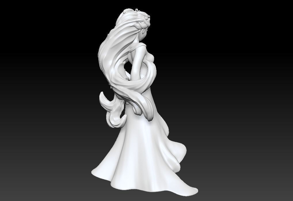 Elsa - Frozen Fan art 3D print model 3D model 3D printable | CGTrader