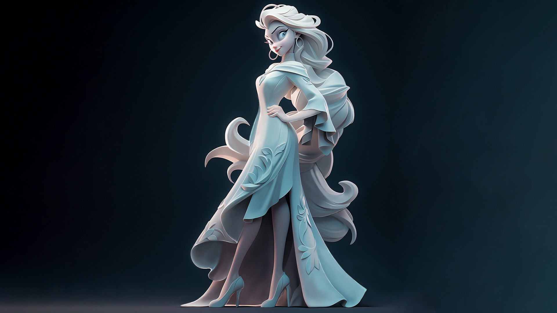Elsa - Frozen Fan art 3D print model 3D model 3D printable | CGTrader