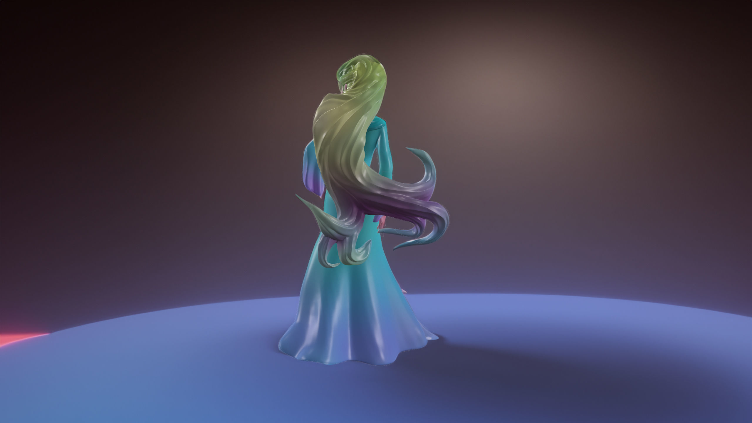 Elsa Frozen Fan Art 3d Print Model 3d Model 3d Printable Animated