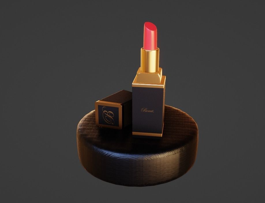 3d cosmetic lipstick design 3D model | CGTrader