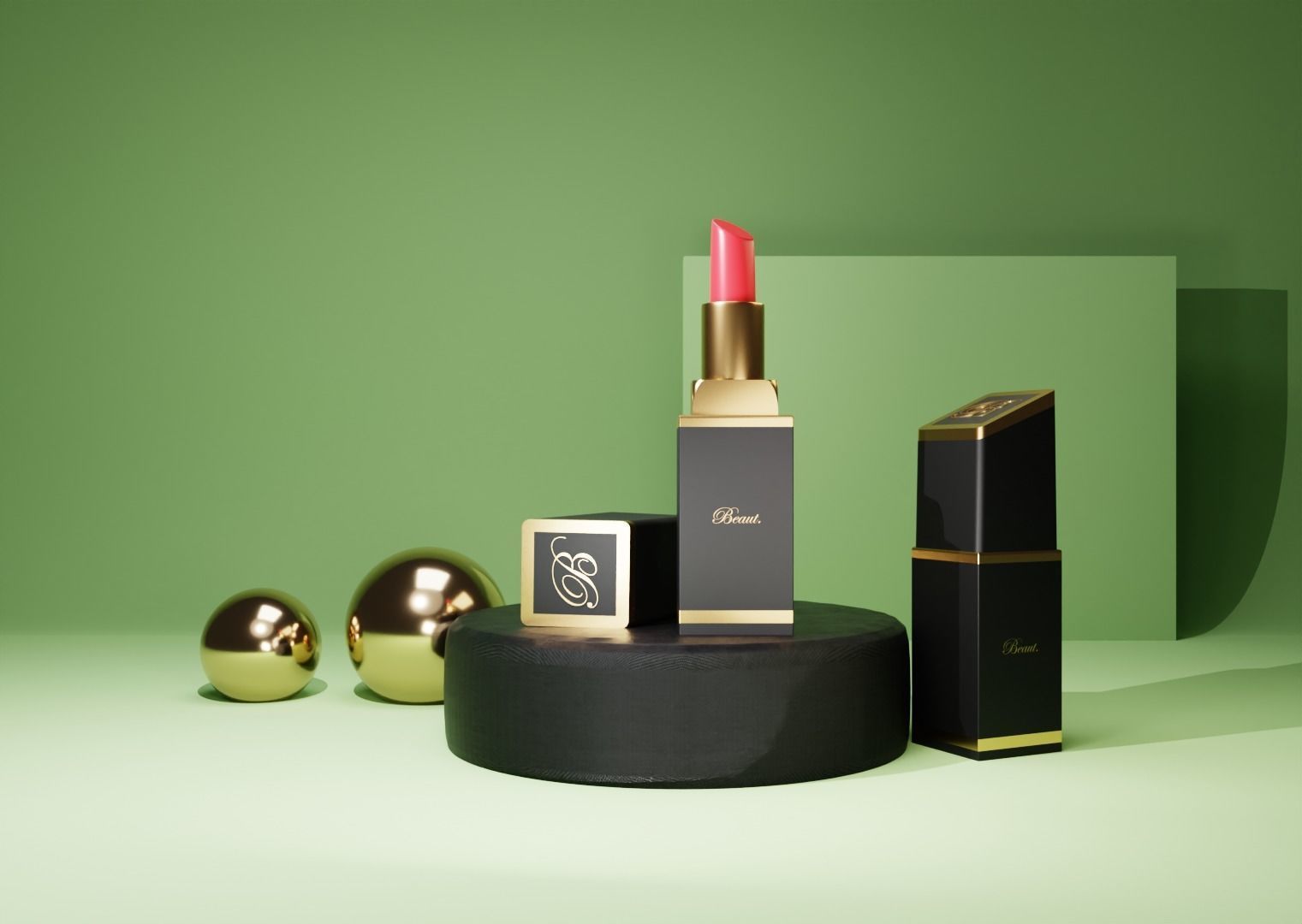 3d cosmetic lipstick design 3D model | CGTrader