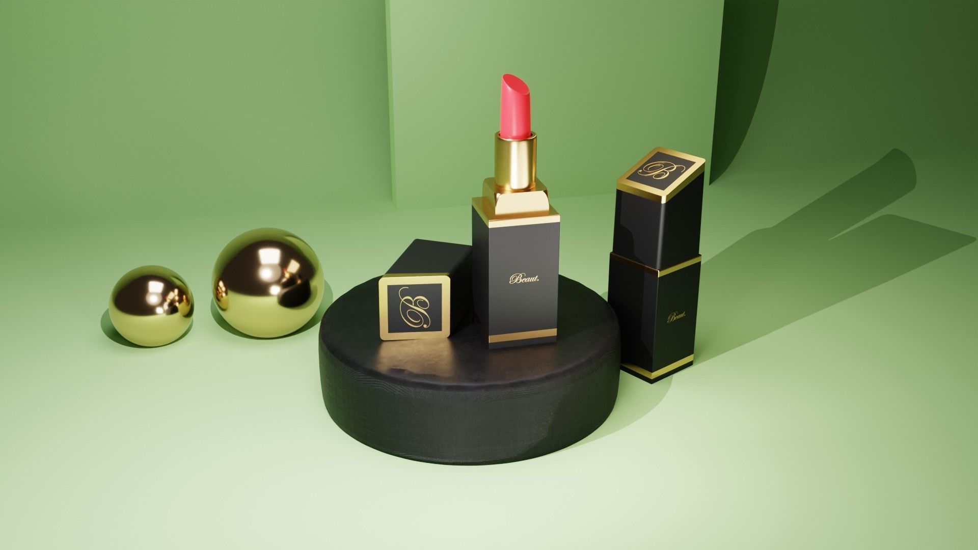 3d cosmetic lipstick design 3D model | CGTrader