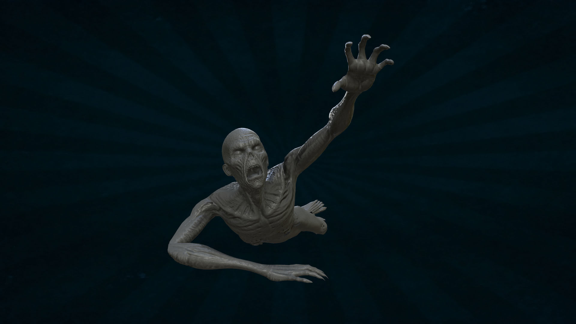 ZOMB-003 Zombie Crawling Animation 3D model animated rigged | CGTrader