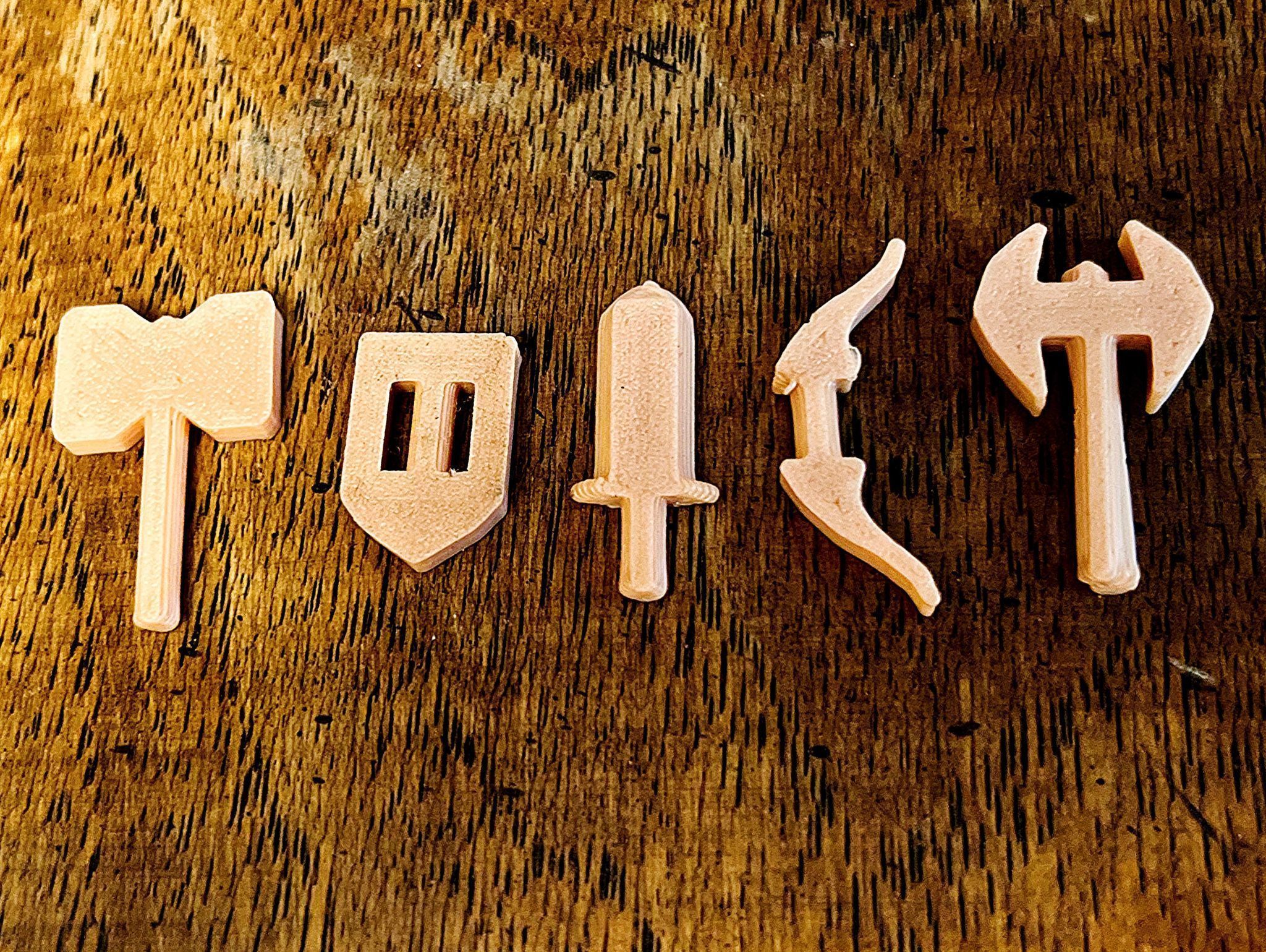 Tabletop Monster token pack 3D model 3D printable | CGTrader