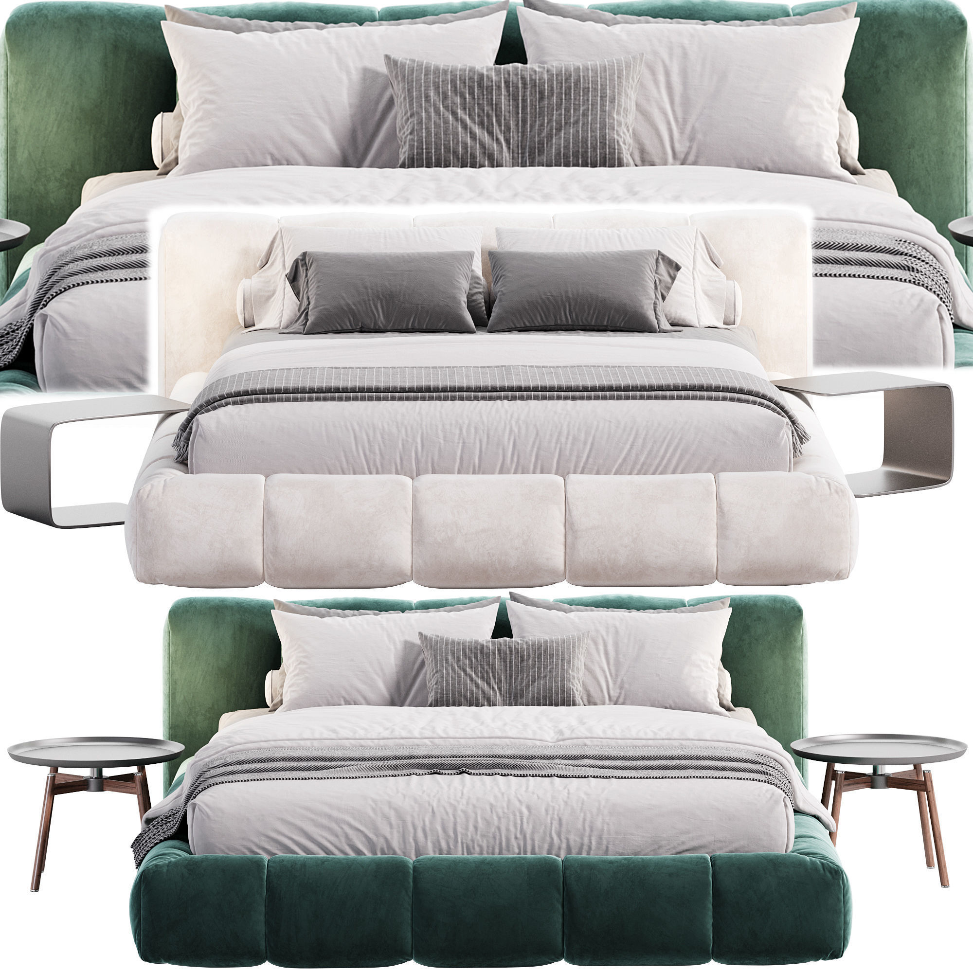 Pixel Bed by Saba Italia 3D model | CGTrader