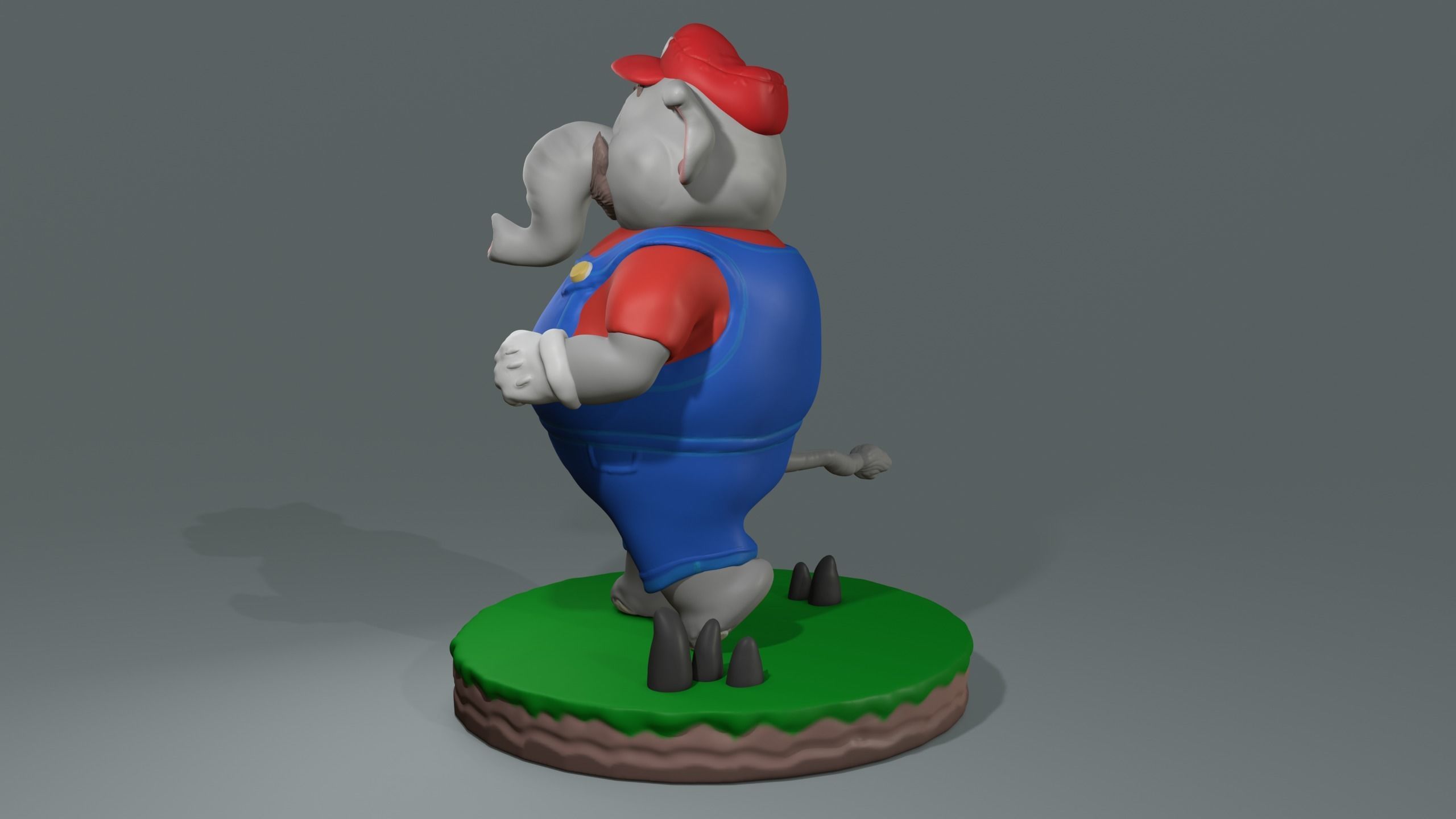 Elephant Mario Super Mario Bros Wonder 3D Print Model 3D model 3D ...