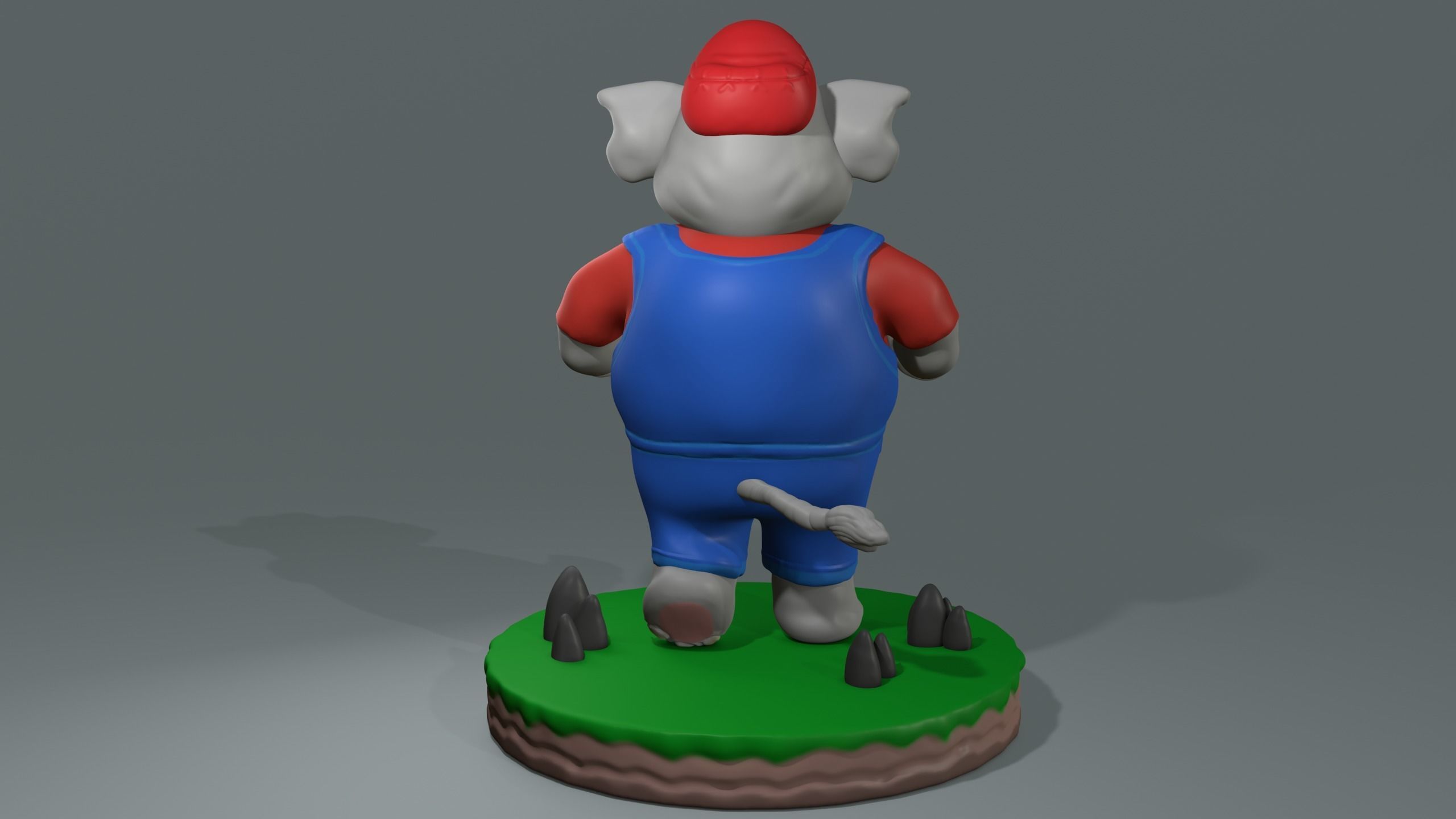 Elephant Mario Super Mario Bros Wonder 3D Print Model 3D model 3D ...