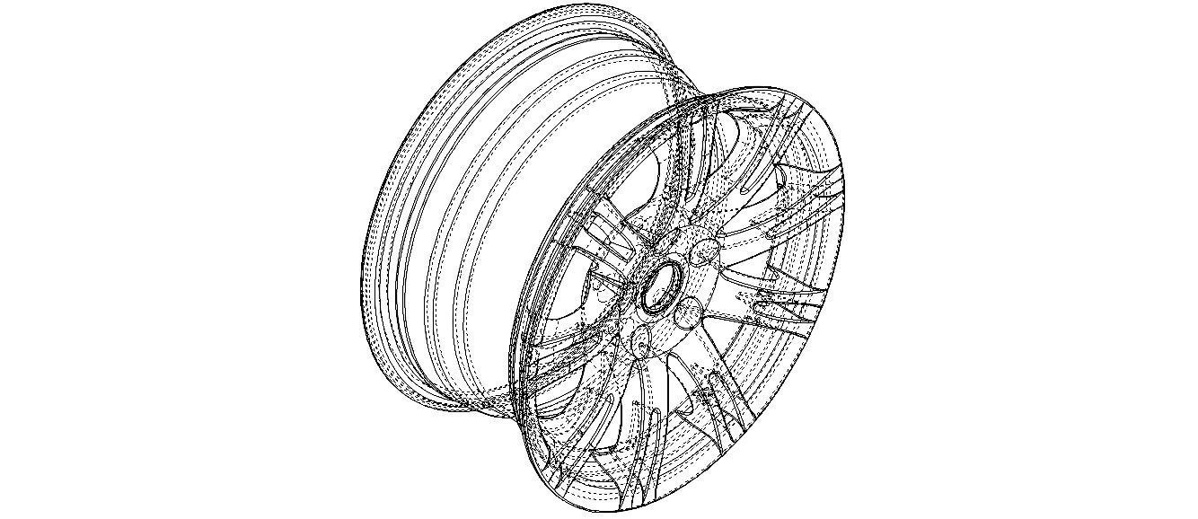 Car Classics Style Rims R18 3D model rigged | CGTrader