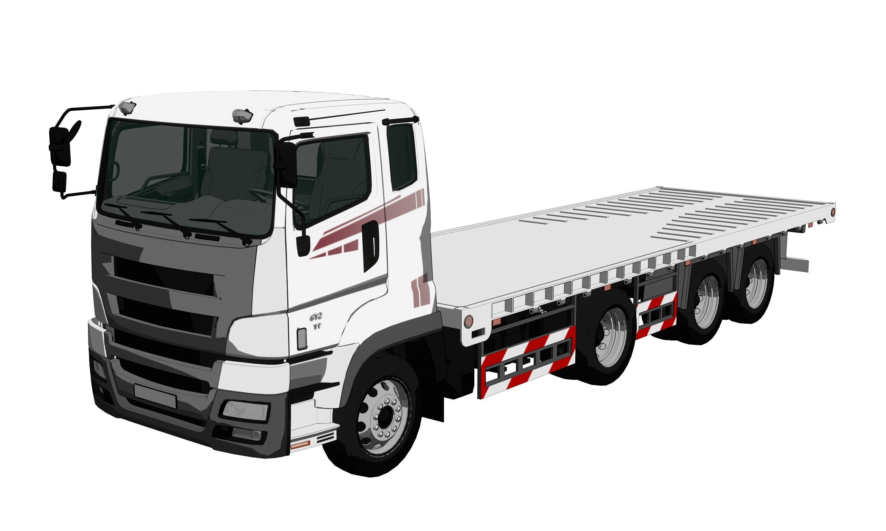 Dump truck 3D model | CGTrader