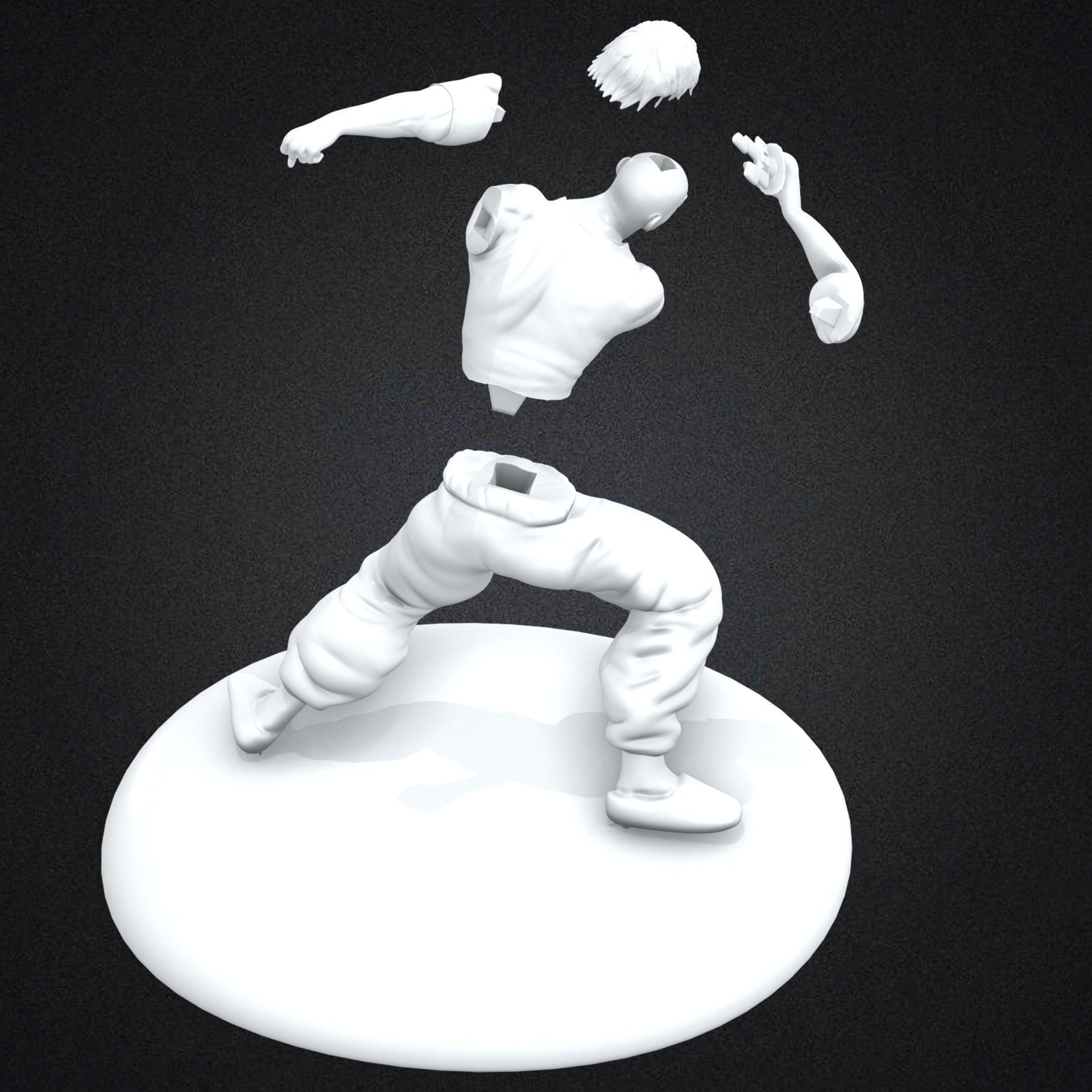 Fushiguro Toji from Jujutsu Kaisen 3D model 3D printable | CGTrader