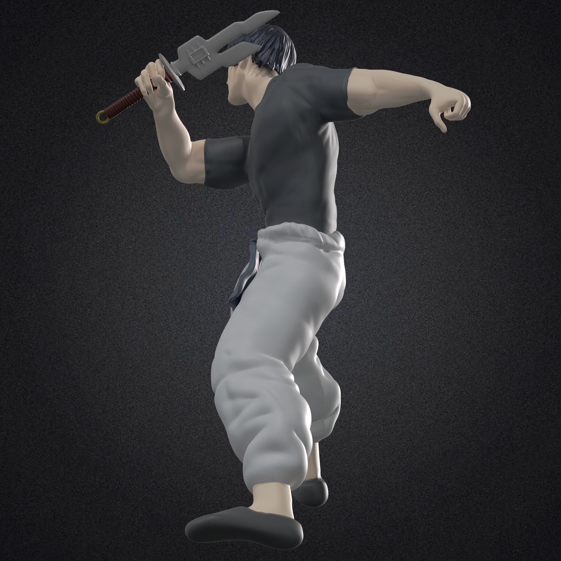 Fushiguro Toji from Jujutsu Kaisen 3D model 3D printable | CGTrader