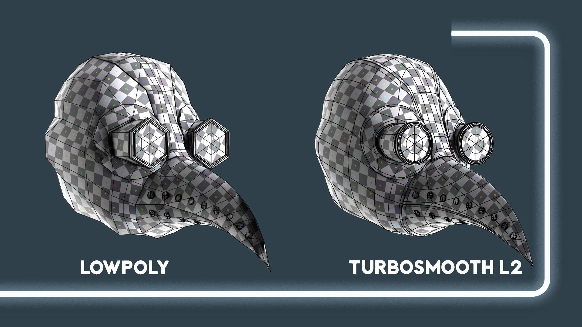 3D model 10 Gas masks base mesh VR / AR / low-poly | CGTrader