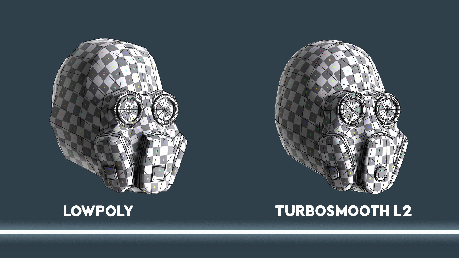 3D model 10 Gas masks base mesh VR / AR / low-poly | CGTrader