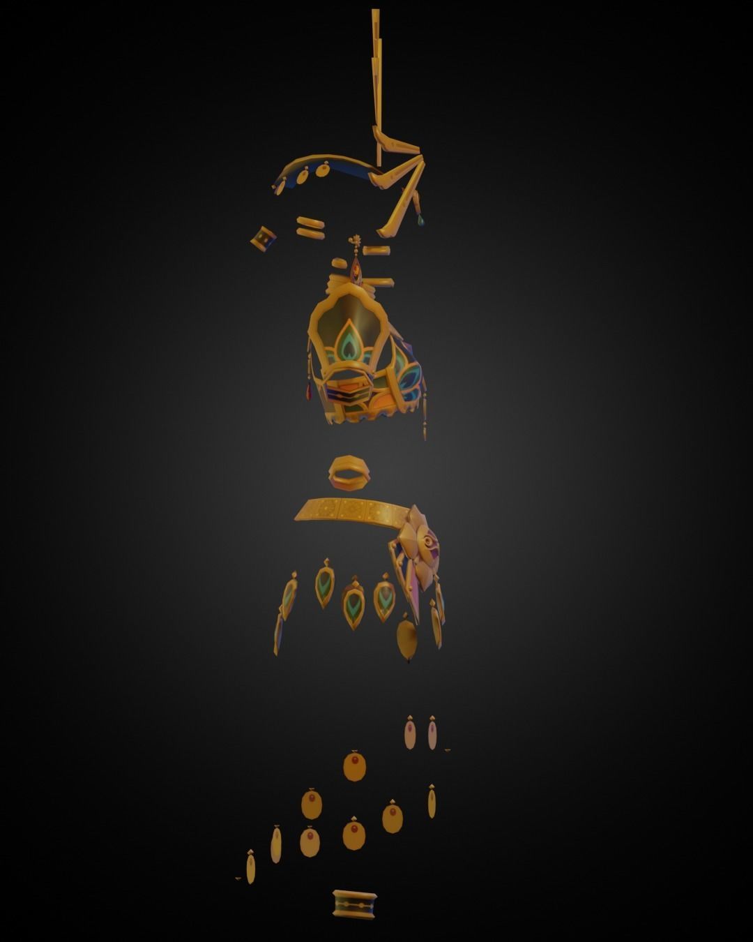 The Legend of Zelda Riju Armor for Cosplay 3D model 3D printable | CGTrader