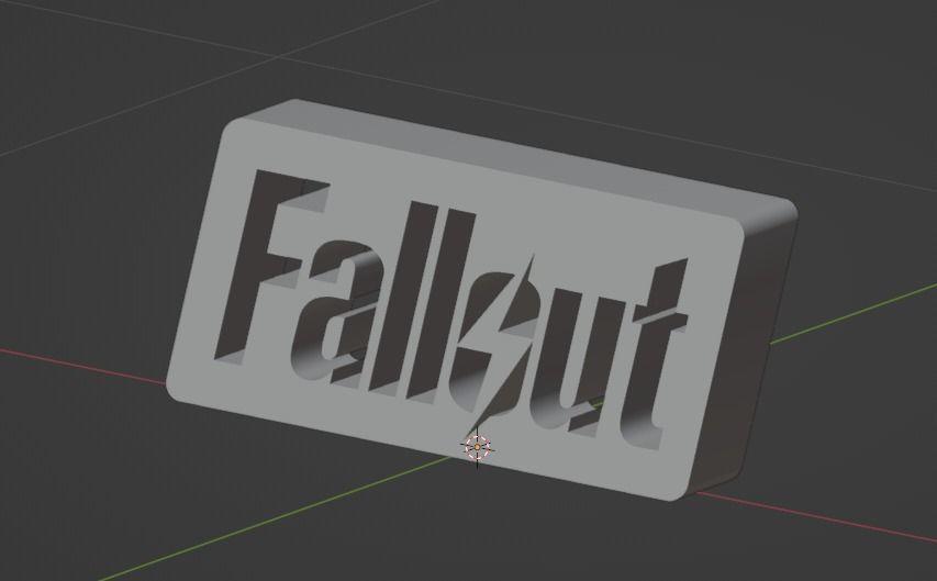 Fallout Logo 3D model | CGTrader