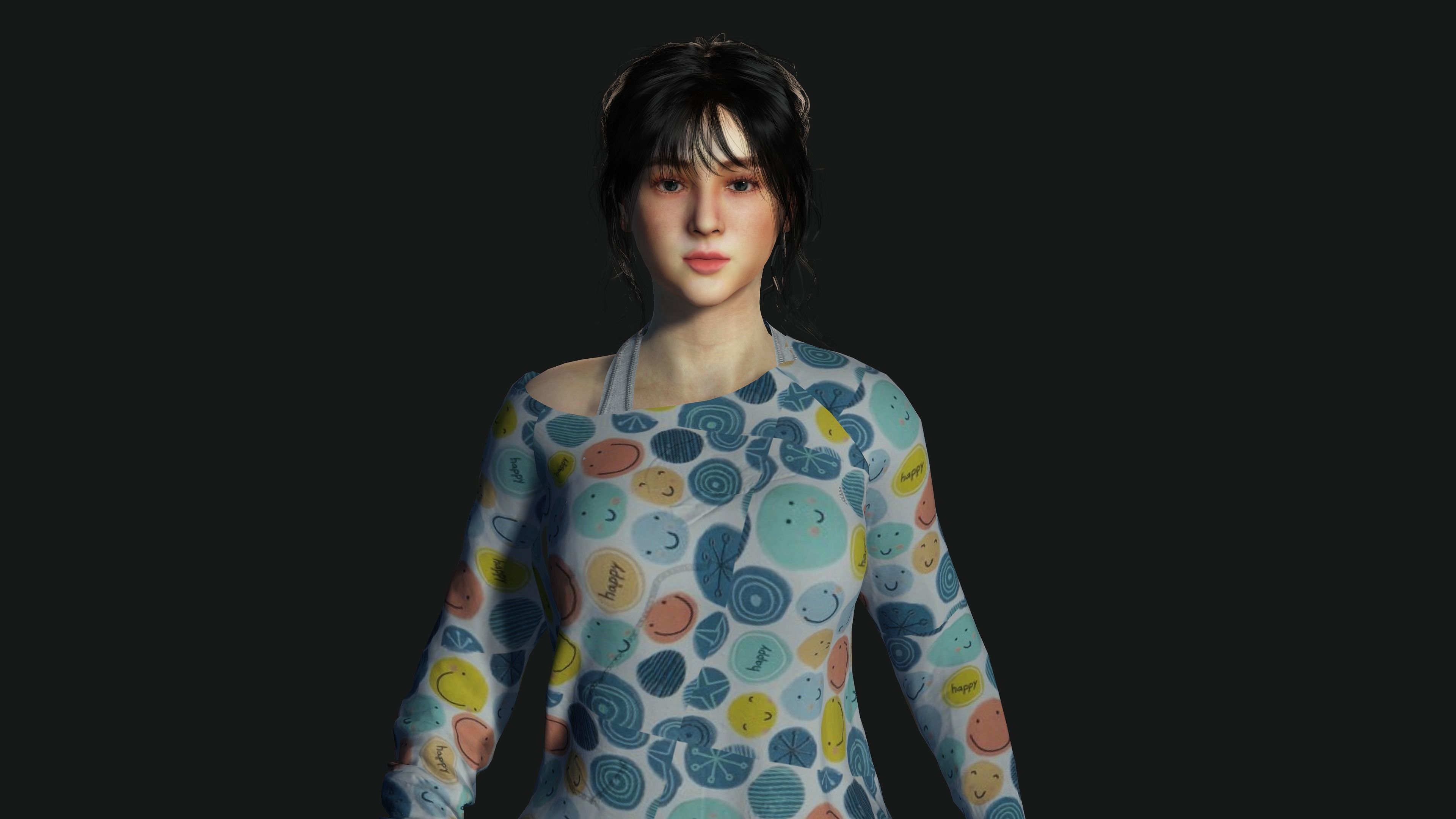 3D model AAA 3D BEAUTIFUL TEENAGE GIRL CASUAL -REALISTIC CHARACTER VR ...
