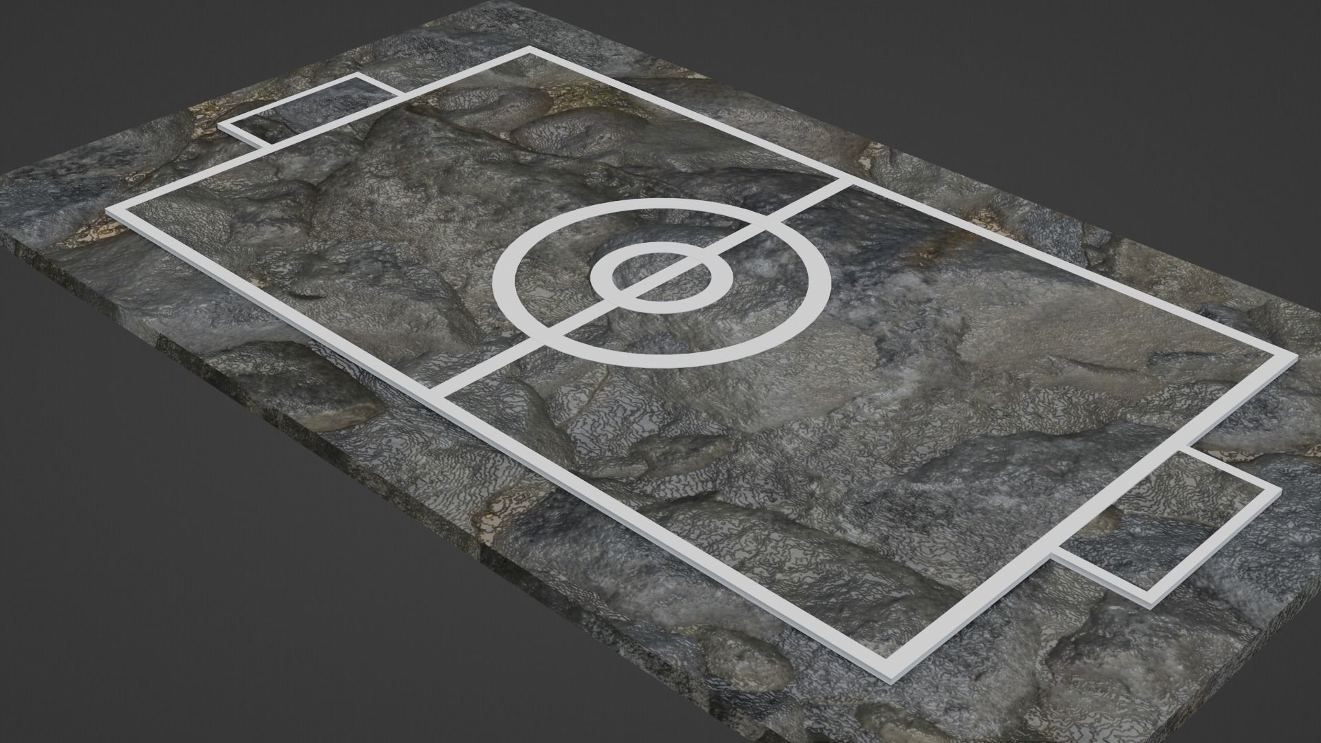 3D model Pokemon stadium - rocks stadium VR / AR / low-poly | CGTrader