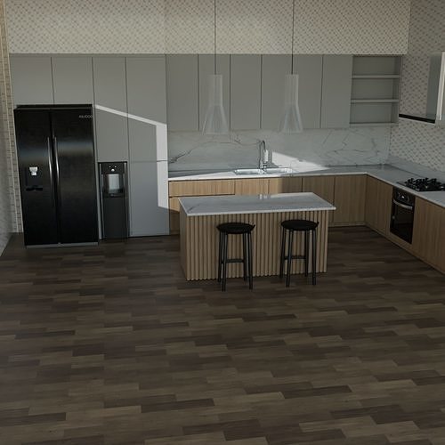 KITCHEN - 3D MODEL free 3D model | CGTrader