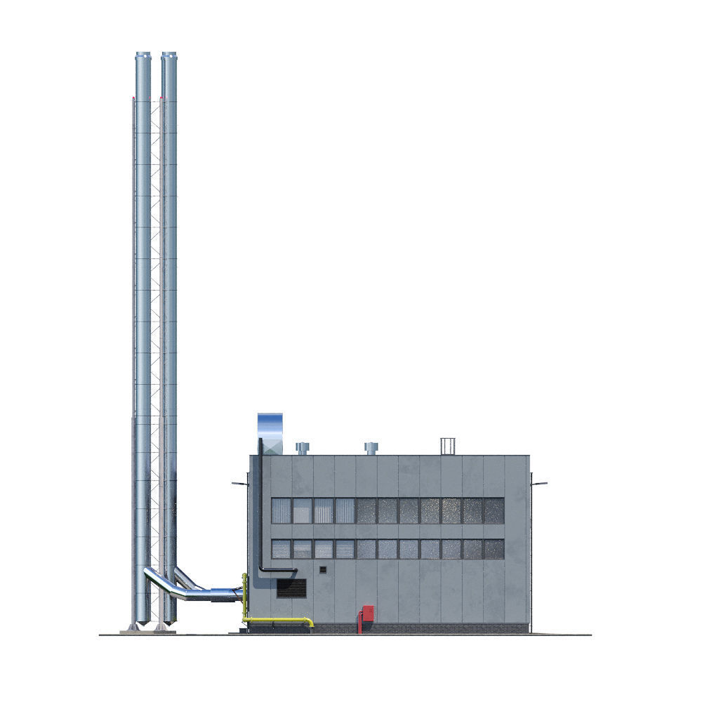 Boiler house 3D model | CGTrader