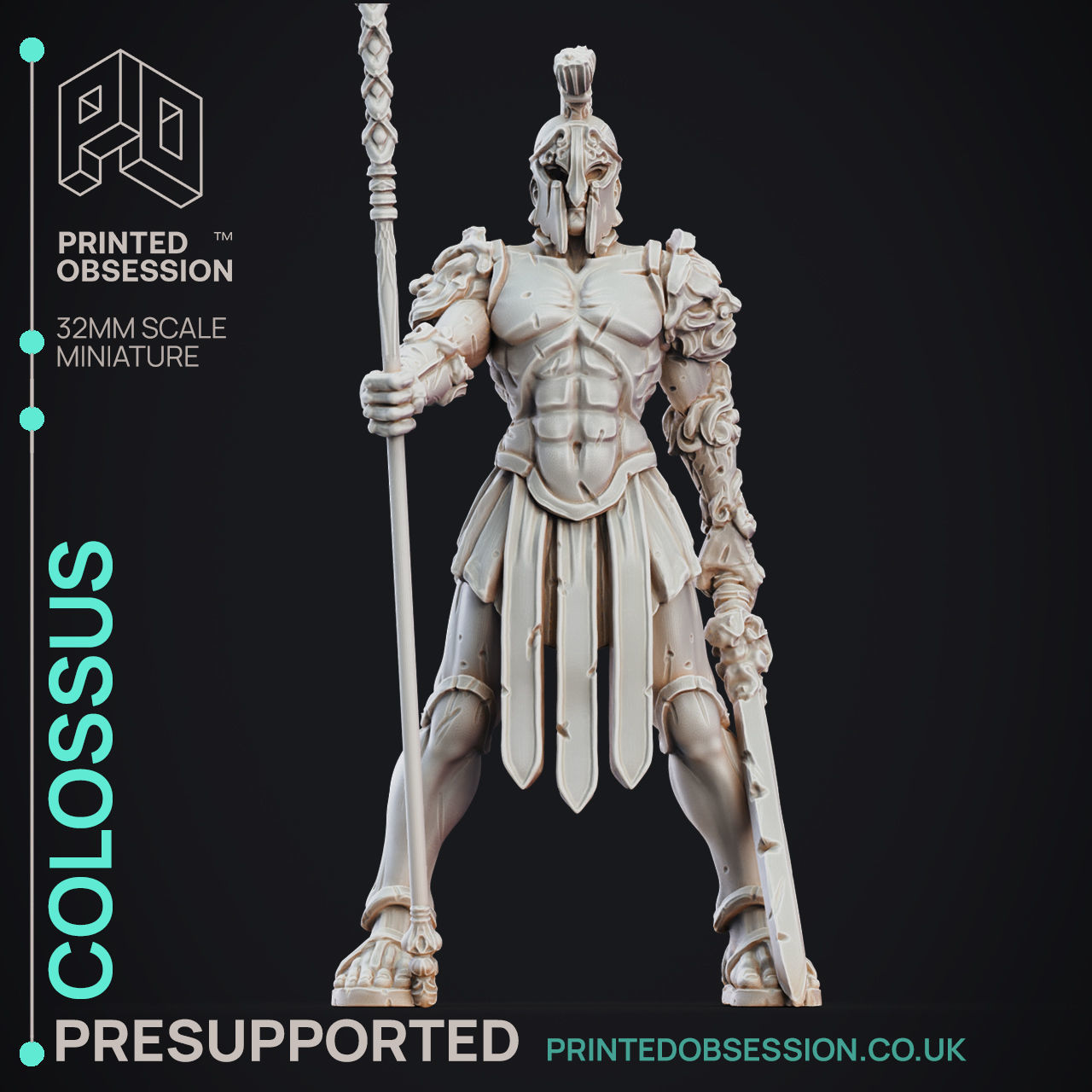 Colossus - 3D Printable TTRPG - PRESUPPORTED - 32mm Scale 3D model 3D ...