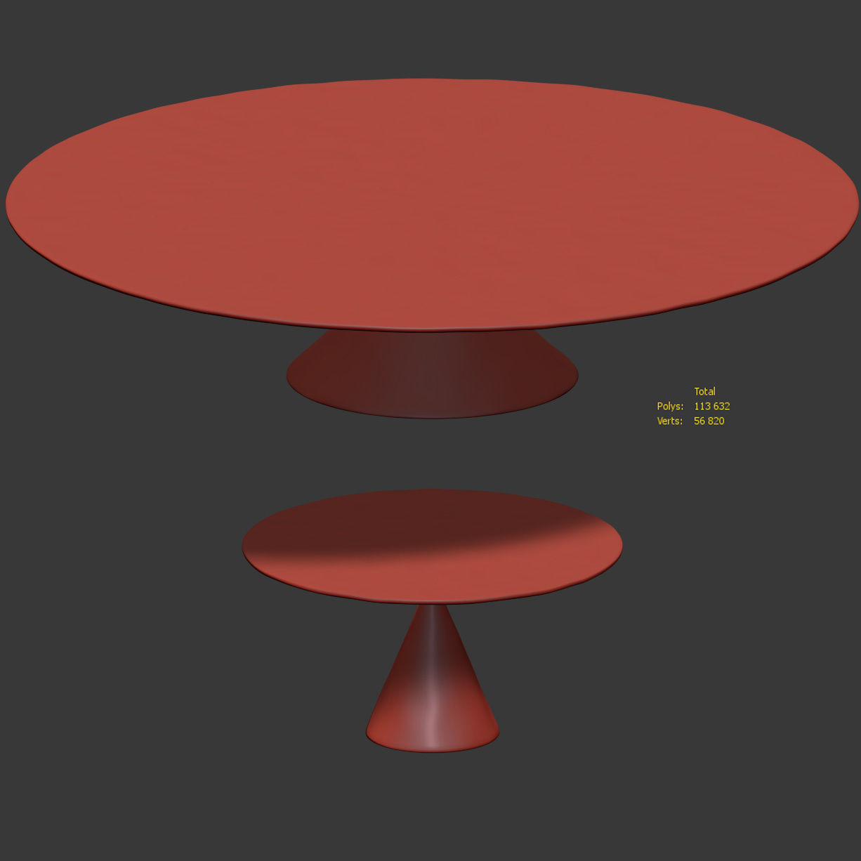 Clay tables Desalto 3D model | CGTrader